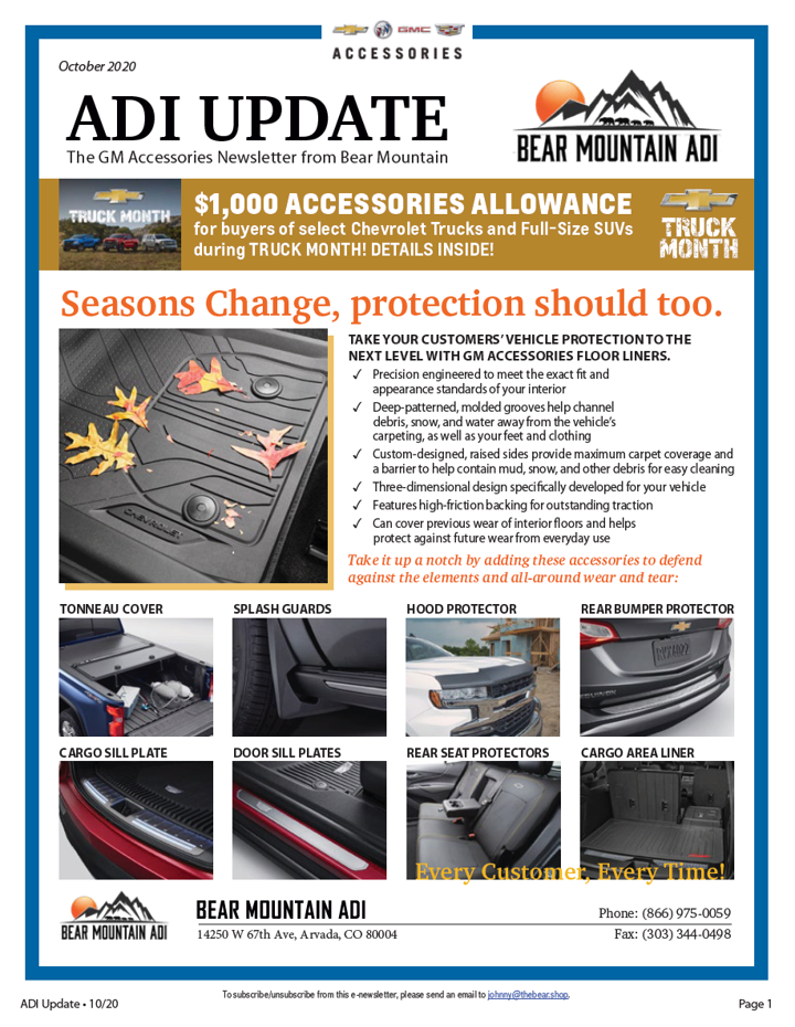 Promotions | Bear Mountain ADI